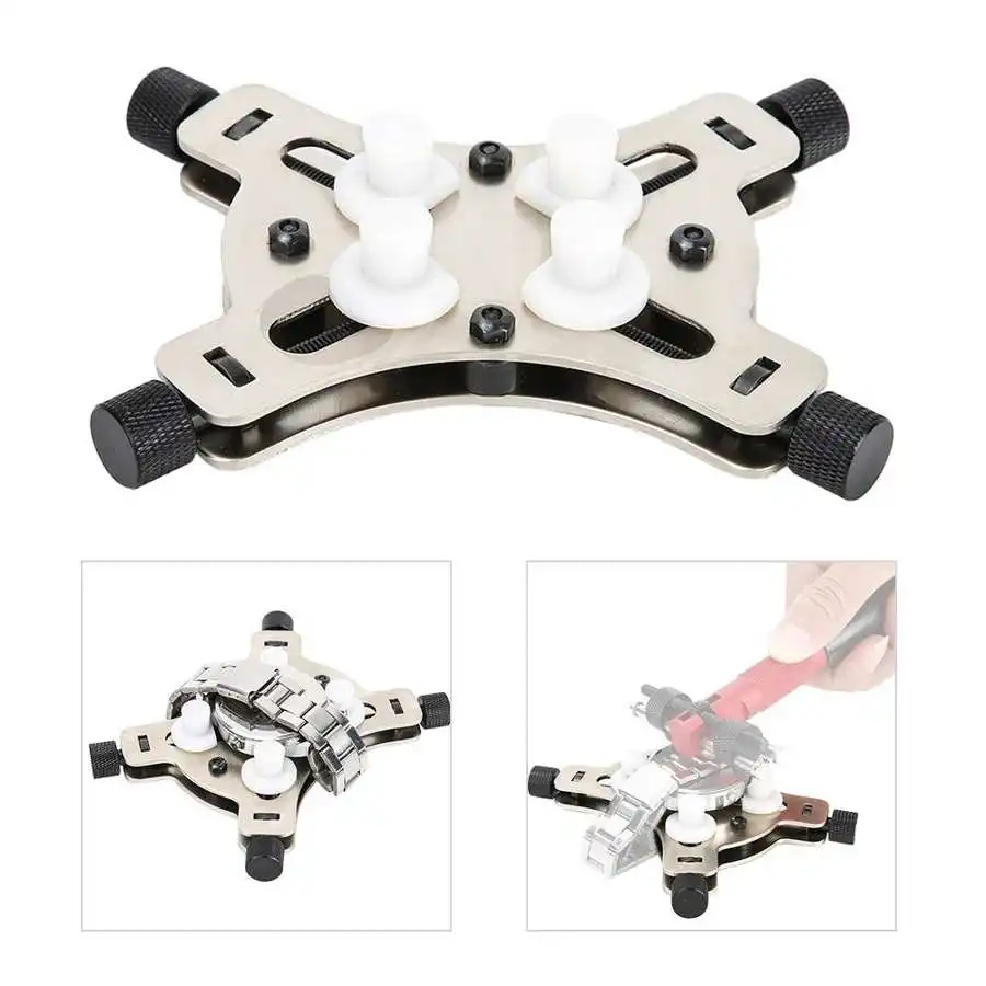 Adjustable Watch Back Case Cover Fixing Holder Opener Press Closer ...