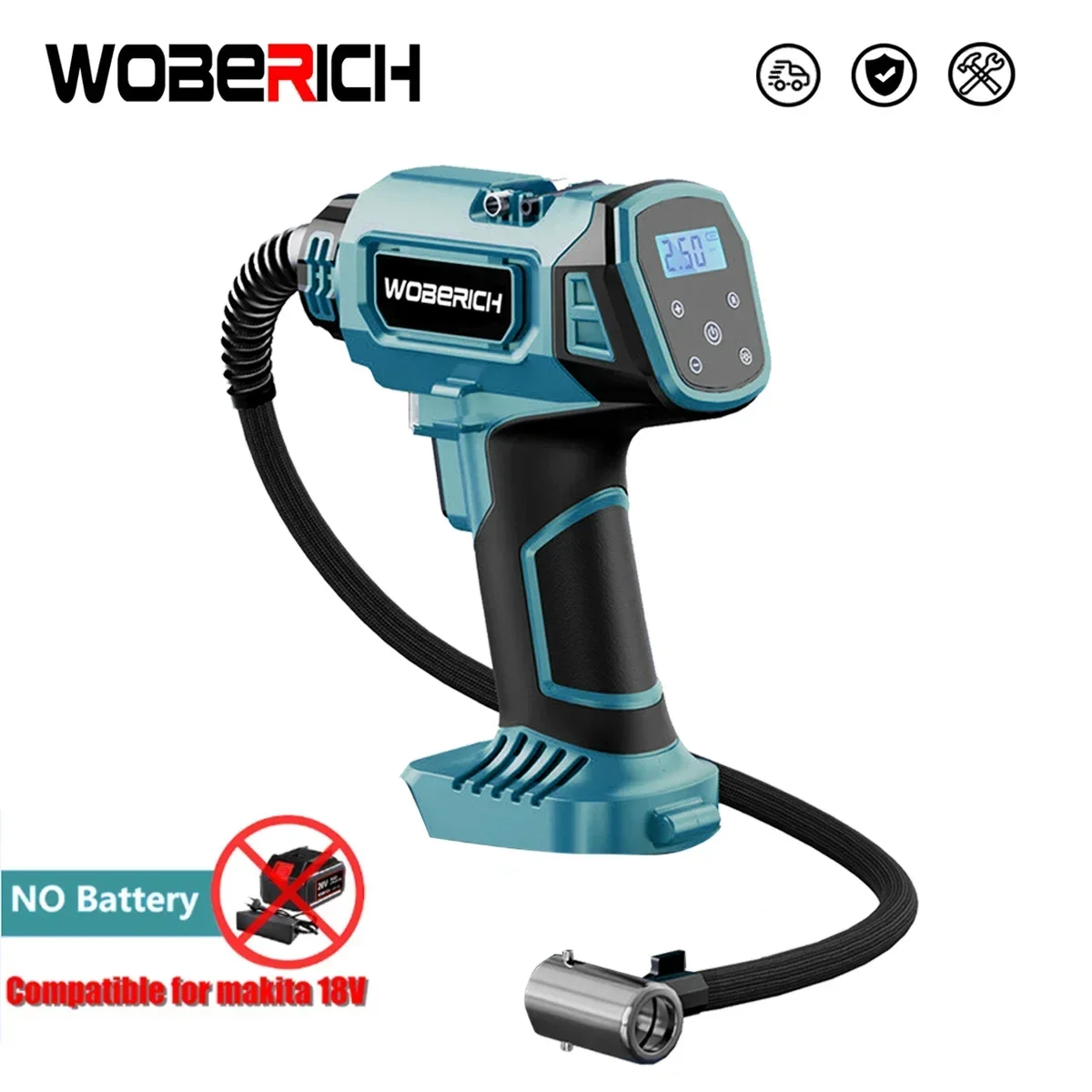 Portable-Car-Electric-Air-Pump-Cordless-Inflatable-Pump-With-Digital ...