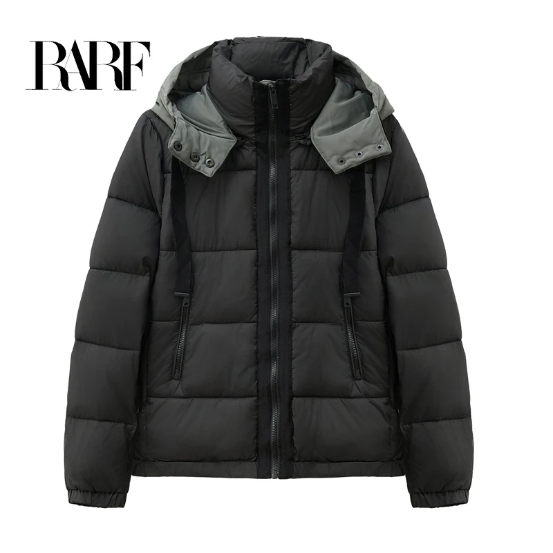 RARF-2024-stock-women-s-hat-detachable-padded-jacket-short-jacket-thick ...