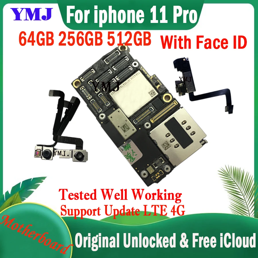 64GB-256GB-512GB-For-iPhone-11-Pro-Motherboard-Clean-iCloud-Unlocked ...