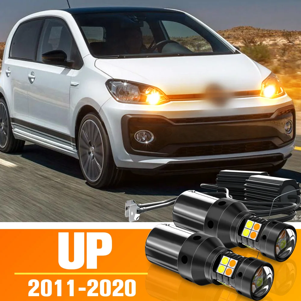 2pcs-Dual-Mode-LED-Turn-Signal-Daytime-Running-Light-DRL-Accessories ...