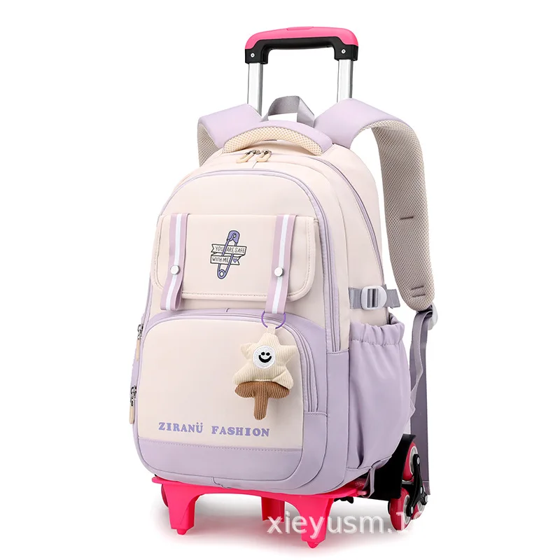 Trolley-School-Backpacks-for-Primary-Children-Book-Bag-Kids-Wheeled ...