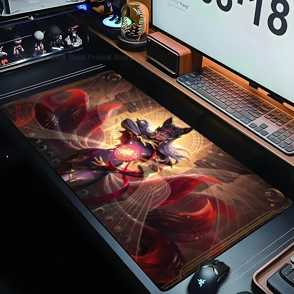 Ahri-League-Of-Legends-Mouse-Mat-Desk-Mat-With-Pad-Gaming-Accessories ...