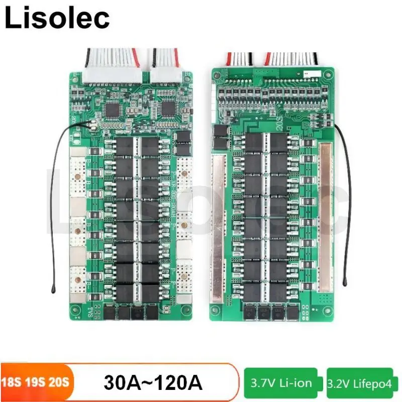 72V-60V-BMS-with-Cell-Balance-NTC-Li-ion-and-Lifepo4-18S-19S-20S-18650 ...