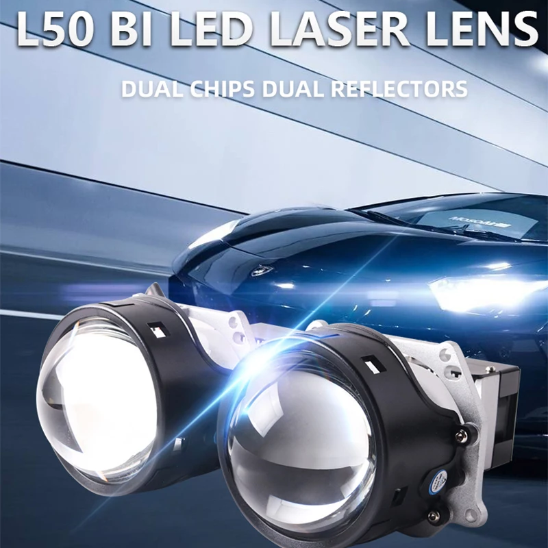 2PC-L50-LED-Laser-Projector-Bi-5000K-15000Lux-70W-Hella-3R-G5-Auto ...