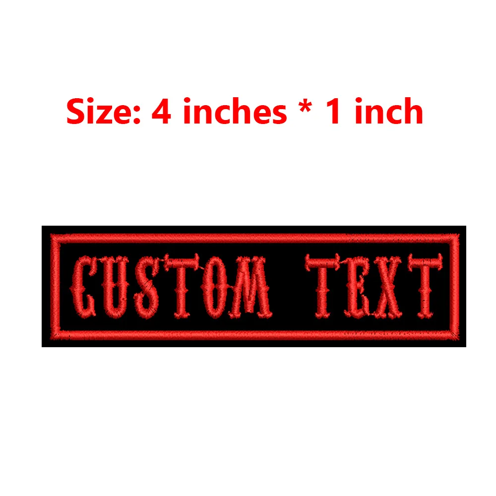 Custom-Text-Tag-4-Inches-Wide-Iron-On-Embroidery-Label-Personal-Brand ...