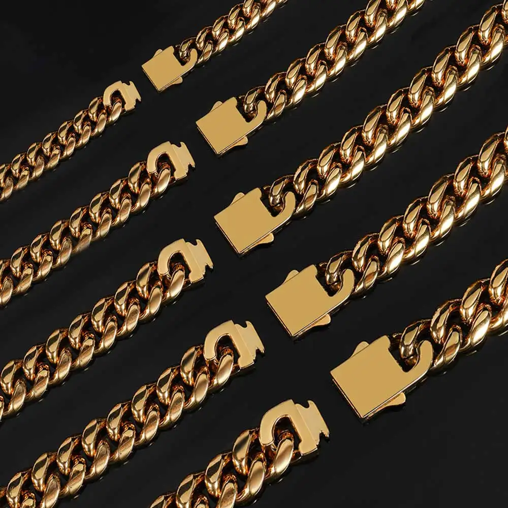 Hip-Hop-Rapper-Rock-Cuban-Link-Chain-For-Men-PVD-Plated-Stainless-Steel ...