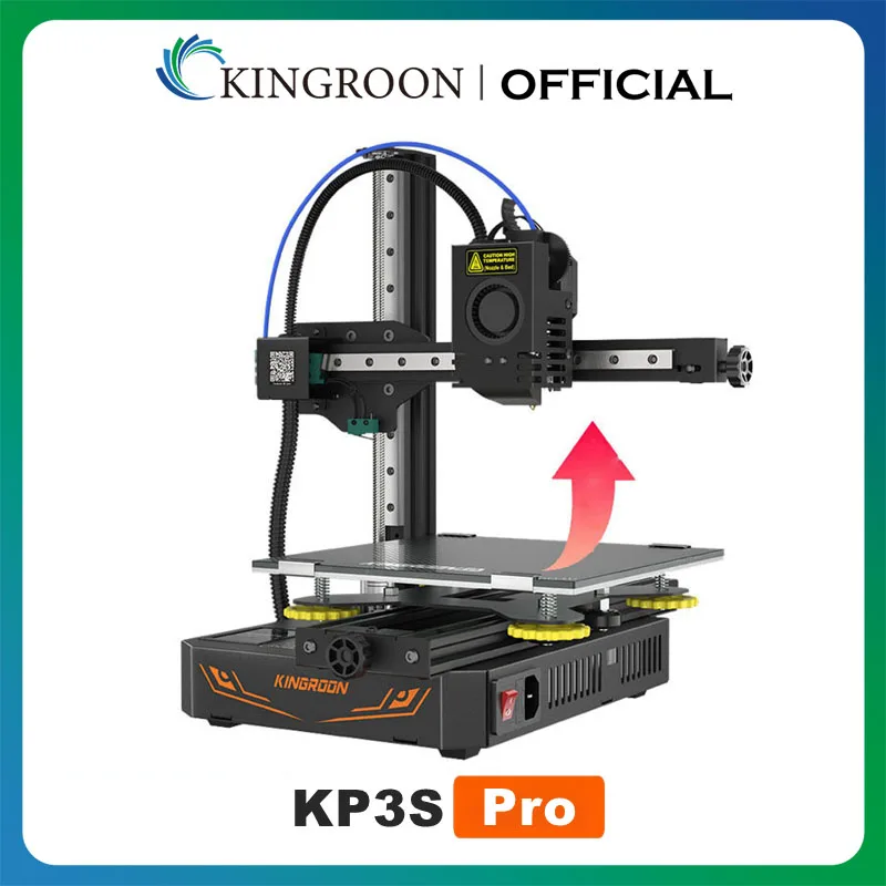KINGROON KP3S Pro 3D 프린터, 재개 인쇄, 고정밀 터치 스크린, DIY FDM KP3S 업그레이드 3D 프린터 ...