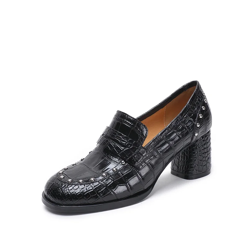 Crocodile Skin Shoes Women