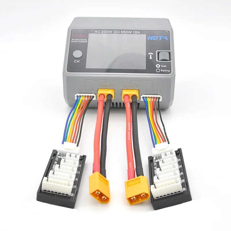 HOTA D6 D6PRO Plus Balance Charger Extension Cable With XT60 T Plug JST ...