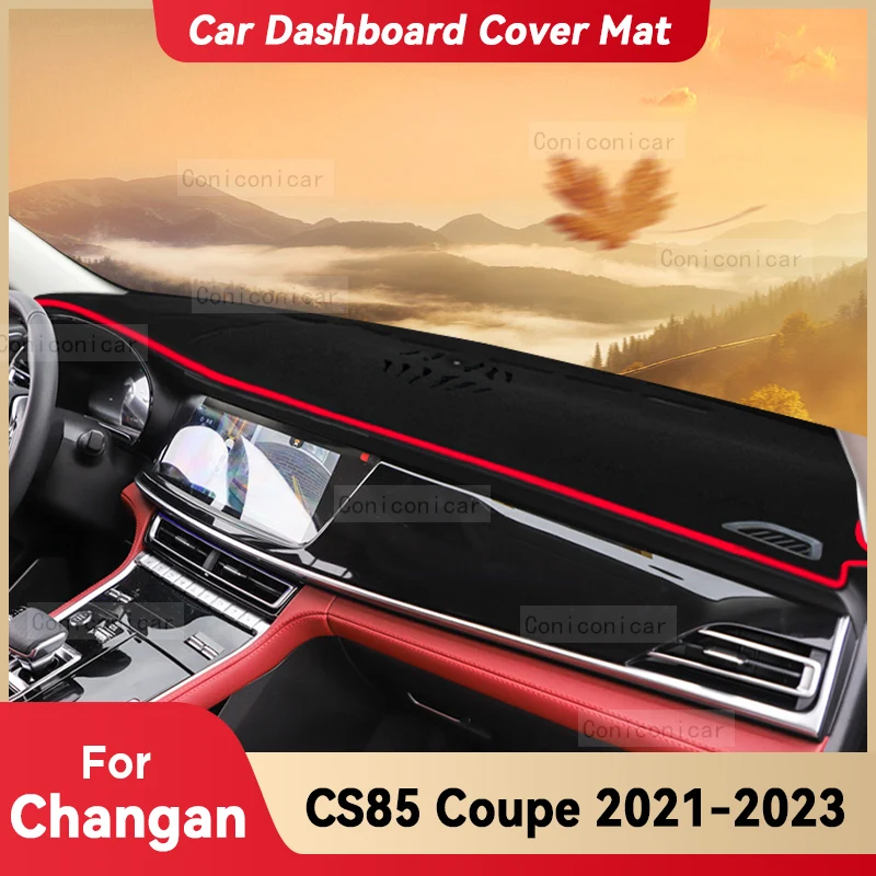 For Changan CS85 Coupe 2021- 2023 Car Dashboard Cover Mat Sun Shade Pad ...