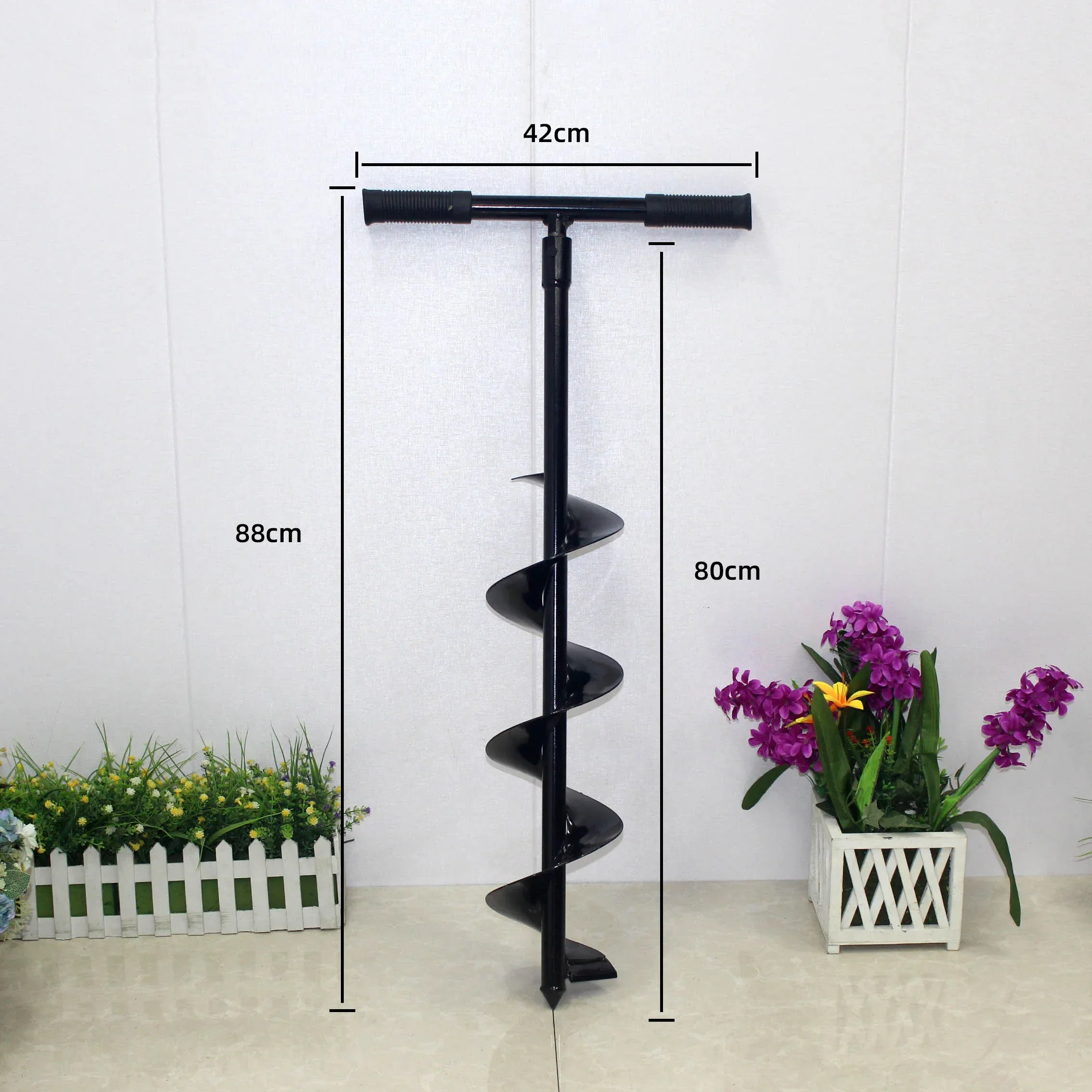 150mm/100mm Manual Helical Ground Drill Digging Machine hole Digger ...