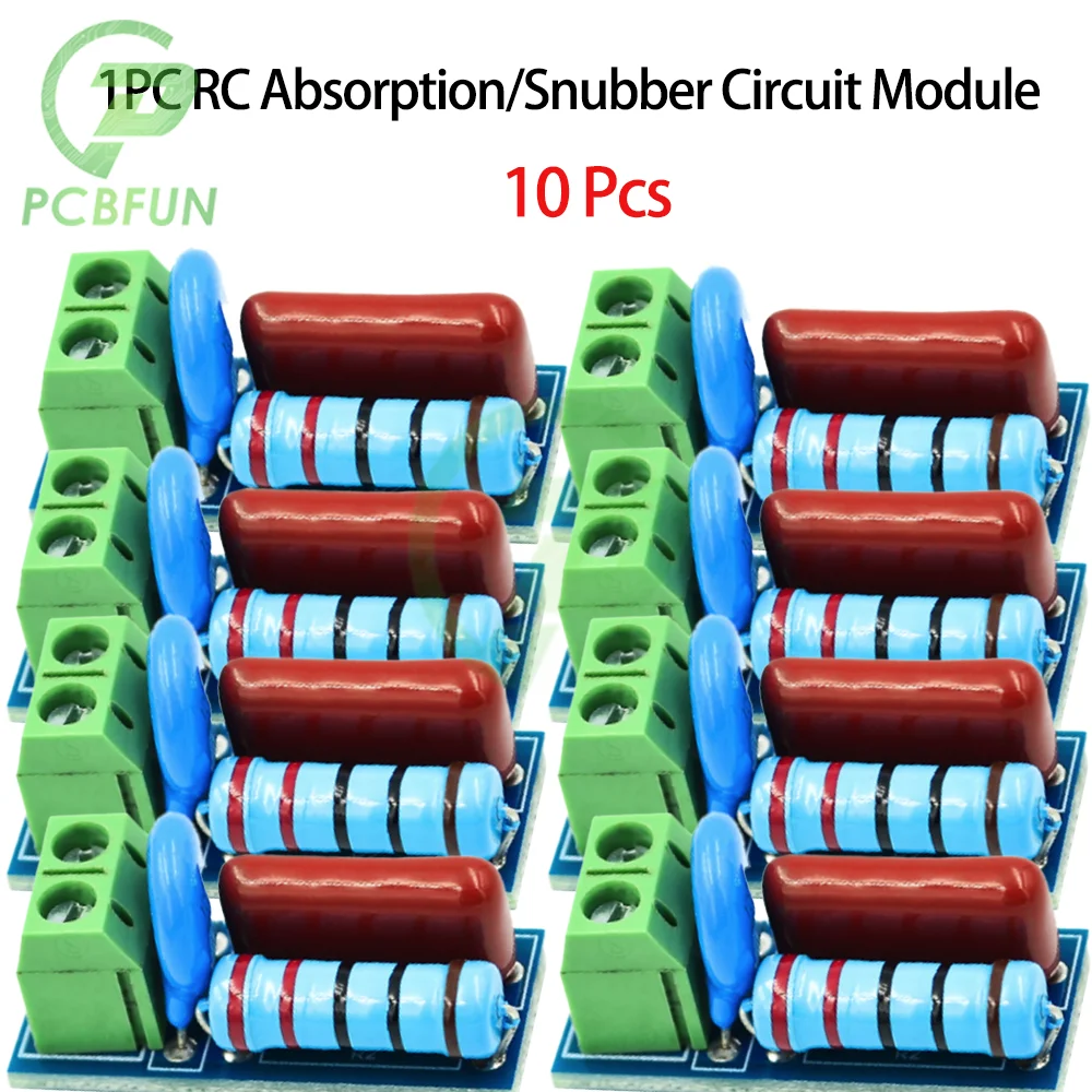1-10Pcs-1PC-RC-Absorption-Snubber-Circuit-Module-Relay-Contact-Protection-Resistance-Surge-RC ...