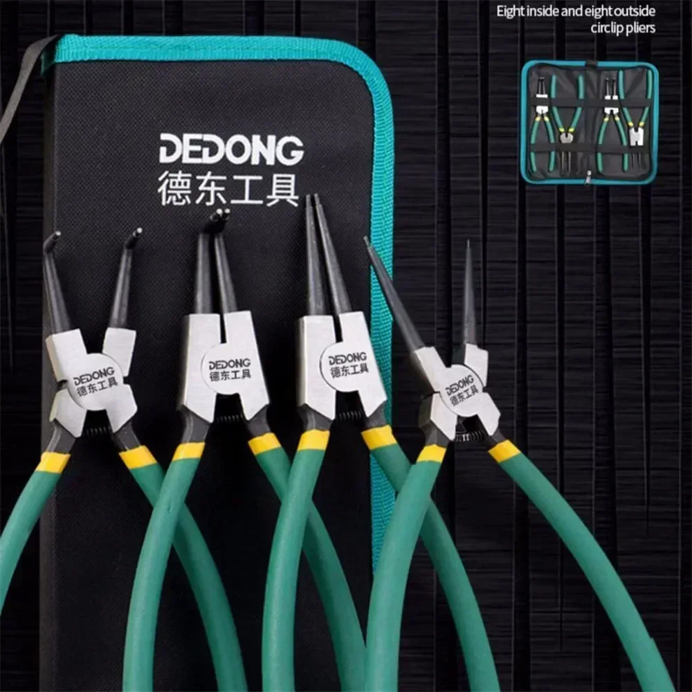 4Pcs-4in1-Circlip-Pliers-Set-with-Storage-Bag-Nose-Plier-Staight-Bent ...