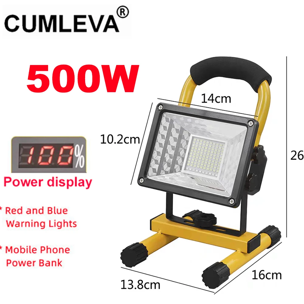 Strong-500W-LED-Rechargeable-Floodlight-Outdoor-Emergency-Site-Outage ...