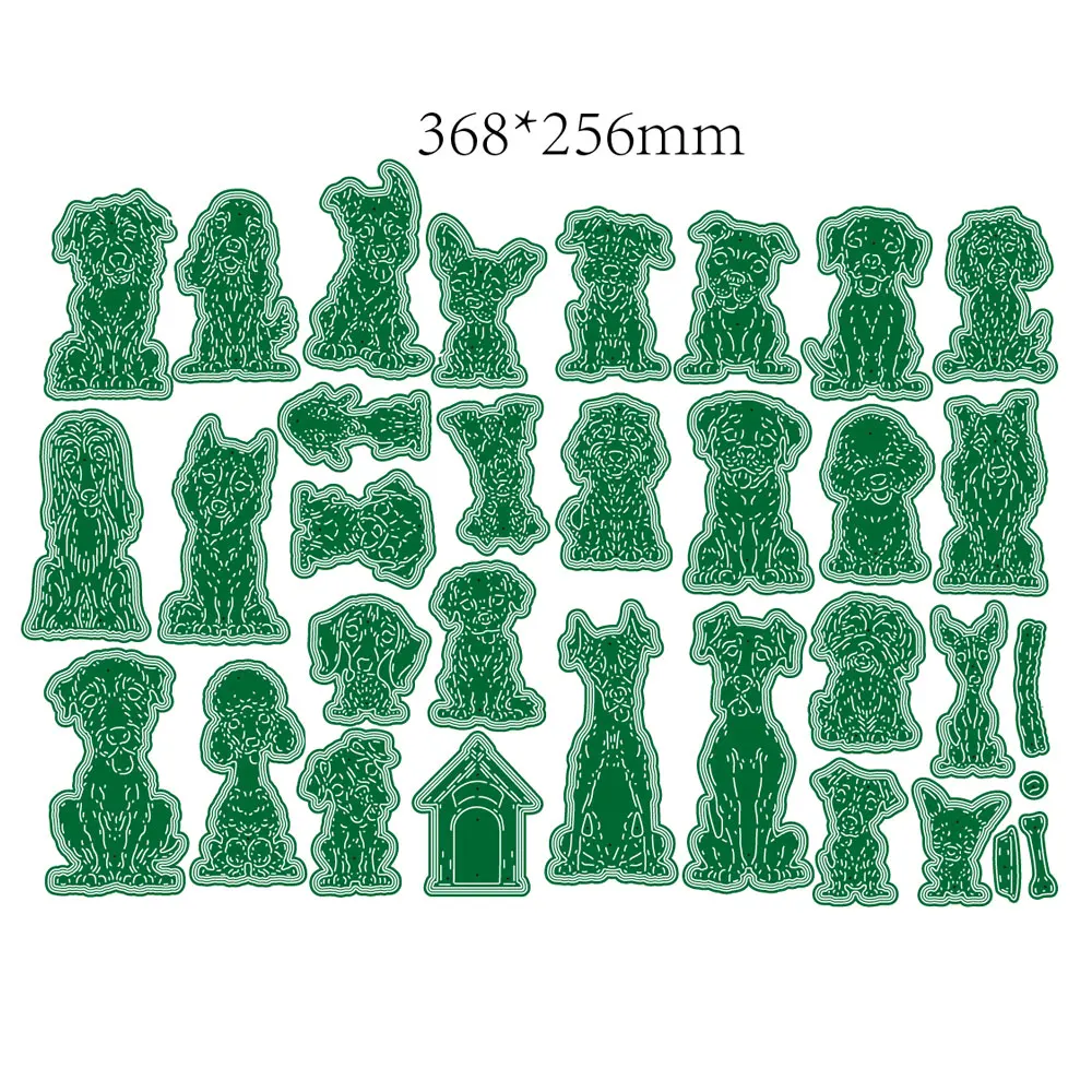 28-Types-Dog-Forms-2023-New-Metal-Cutting-Dies-Scrapbook-Diary ...