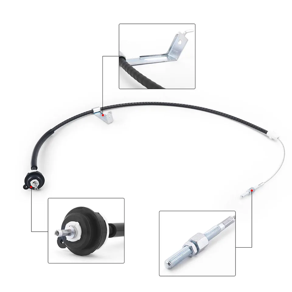Ford Mustang Clutch Cable Kit Adjustable Triple Hook Clutch Cable ...