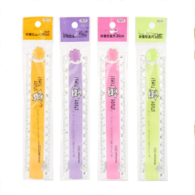 30CM-Multifunction-DIY-Drawing-Rulers-Cute-Kawaii-Study-Time-Color ...
