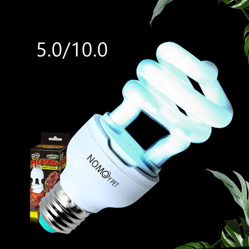 13W UVB Reptiles Lamp Turtle Snake Pet Energy Saving Heating Lighting ...