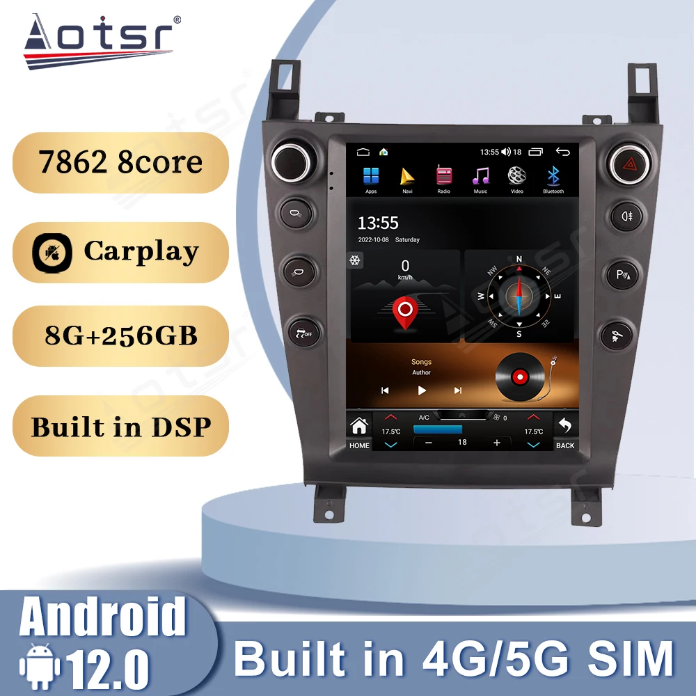 Android-12-Tesla-Car-Radio-For-Aston-Martin-Rapide-DBS-Vantage-2005 ...