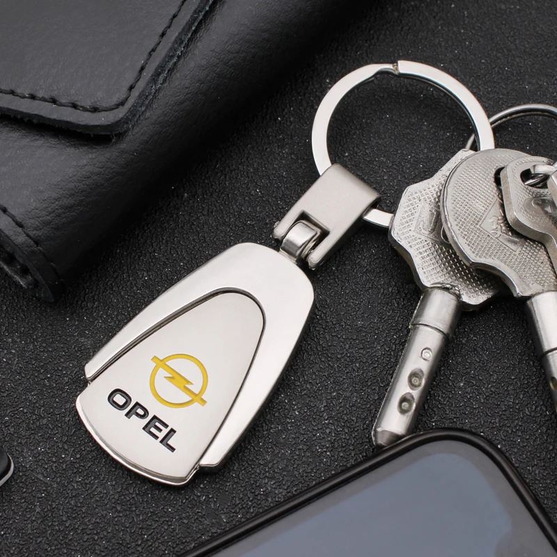 Car Triangle Styling Keychain Metal Key Chain Rings Accessories For ...