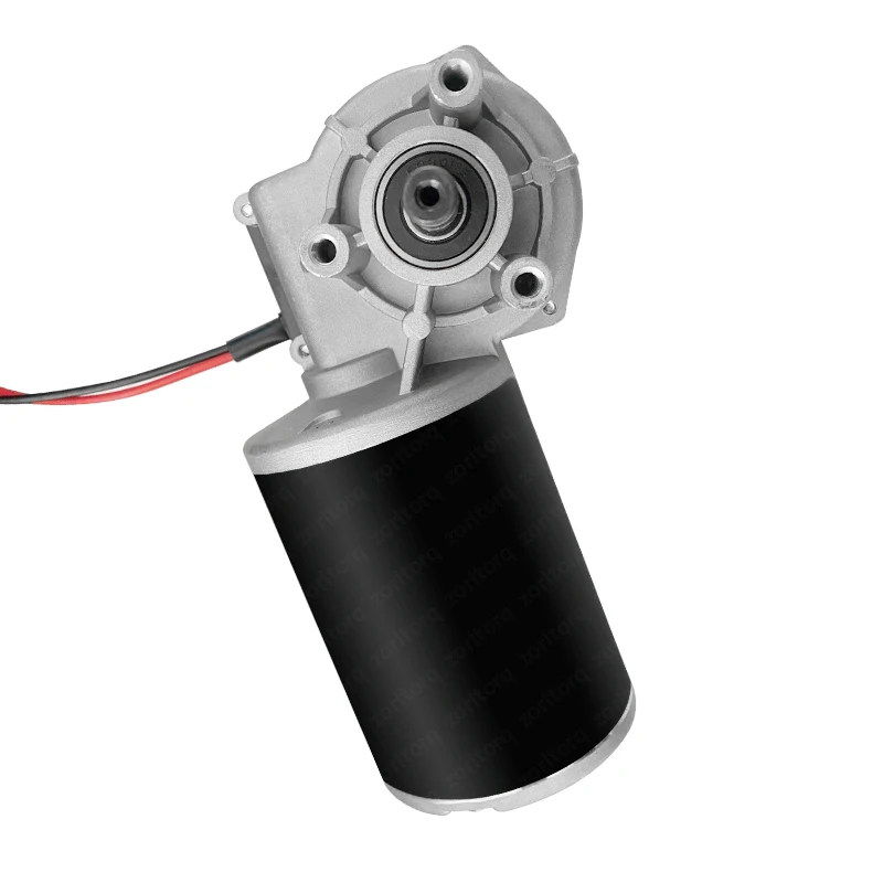 High-Torque-12V-24V-Low-Speed-Worm-Gear-Permanent-Magnet-DC-Motor-For ...