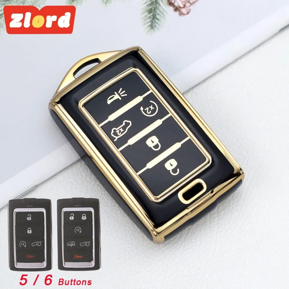 5 6Button TPU Car Fob Protective Skin Full Cover Case For Jeep Grand ...