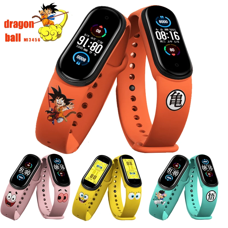 New-Anime-Dragon-Ball-Goku-Vegeta-Watches-Wrist-Strap-for-MI3-4-5-6-NFC ...