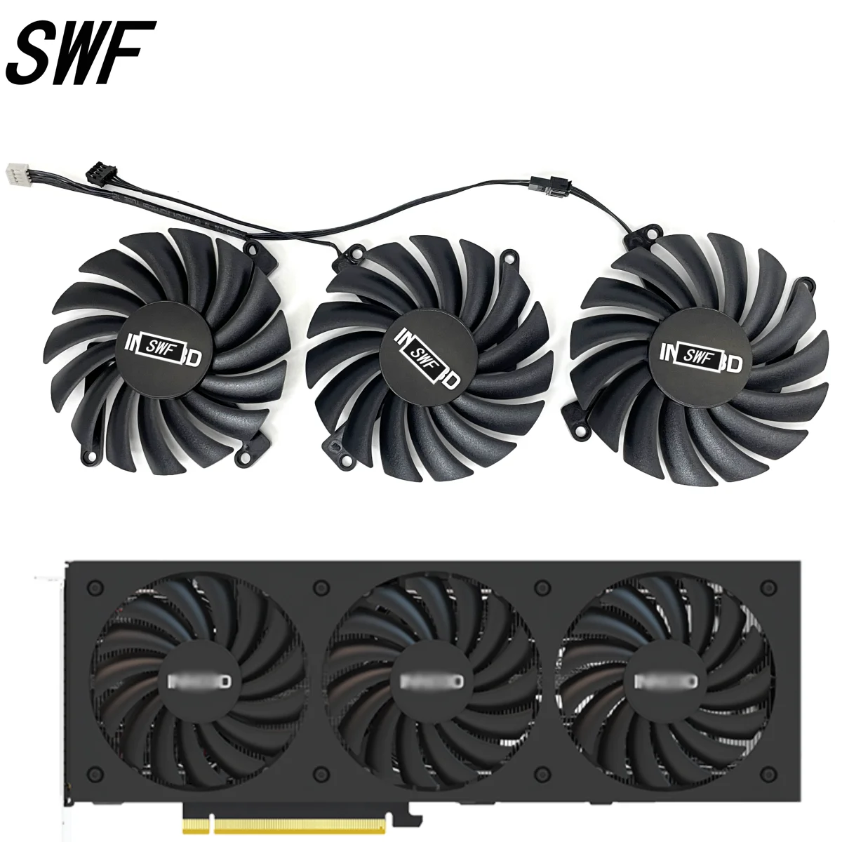CF-12910S 0.35A RTX3080 3080Ti Cooler Fan Replace for Inno3D RTX 3080 ...