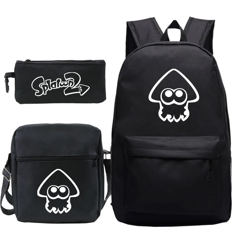 Harajuku-Novelty-Cool-Splatoon-3pcs-Set-Backpack-Print-School-Student ...