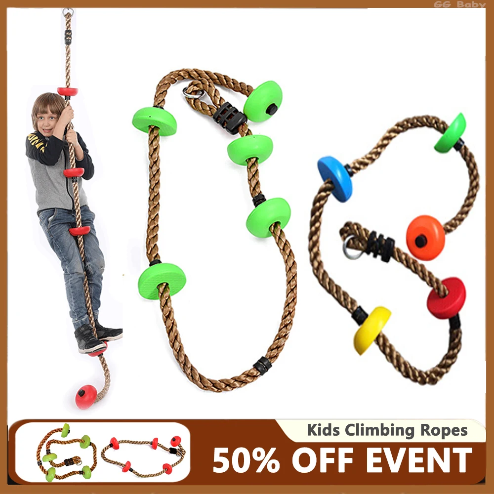 Kids-Climbing-Ropes-Children-Jungle-Gym-Swing-Disc-Climbing-Plastic ...