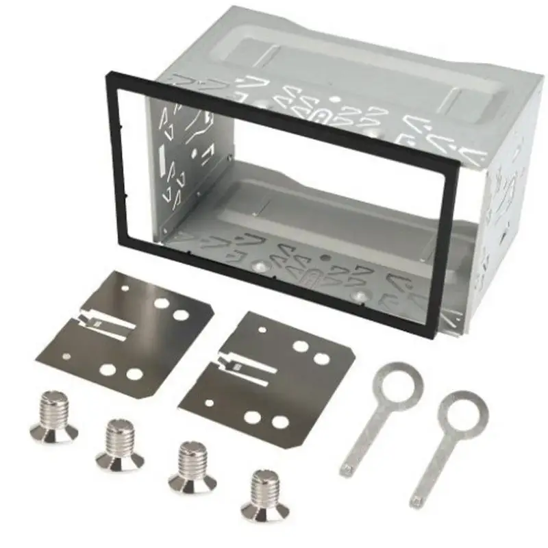 Universal-DVD-Mounting-Frame-Kit-Double-2-Din-Hardware-Car-Stereo-Radio ...