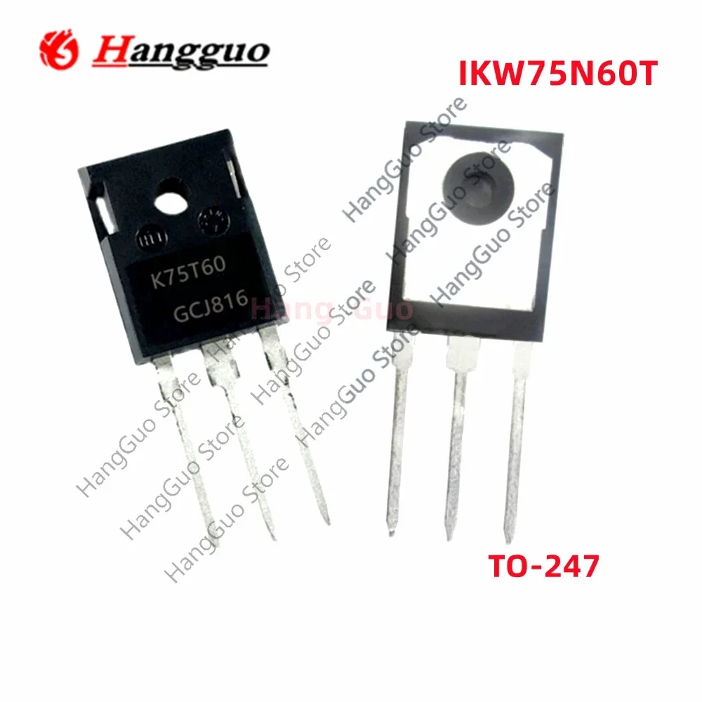 10PCS/LOT Original IKW75N60T K75T60 IGBT FET 600V TO-247 75A ...