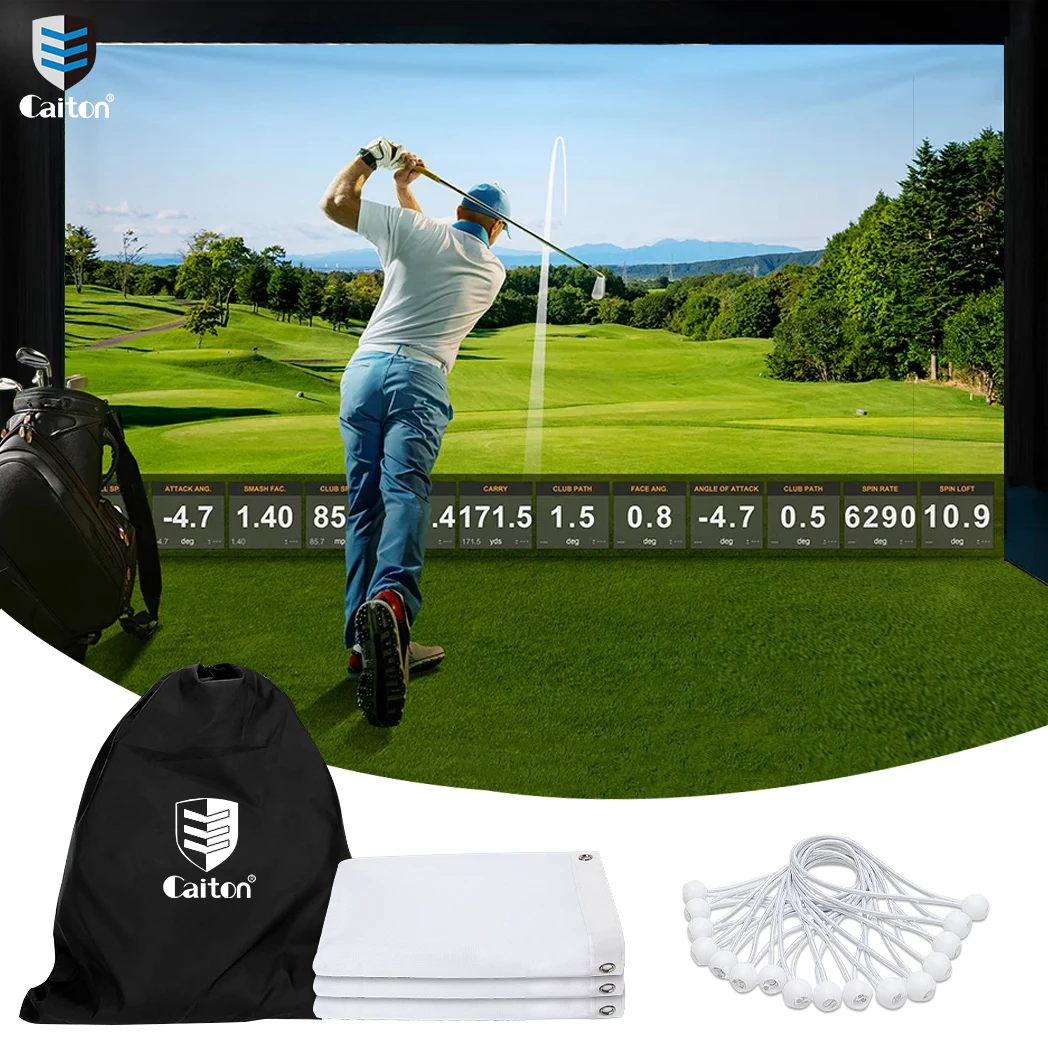 Caiton-Golf-Ball-Simulator-Impact-Display-Projection-Screen-Indoor ...