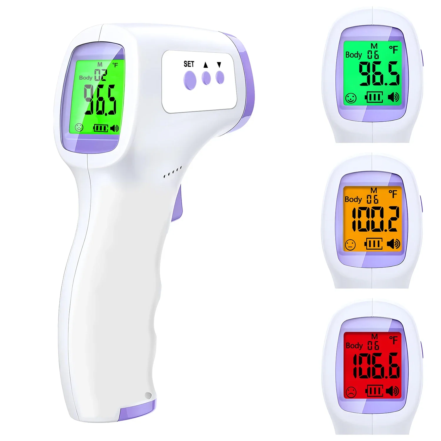 LCD Portable Industrial Digital Thermometer Non-Medical Thermometer ...