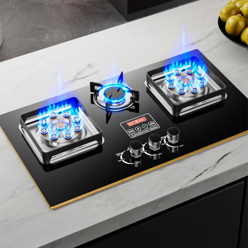 Kitchen Gas Stove For Home Three Stove Cooker Timing Table Embedded ...