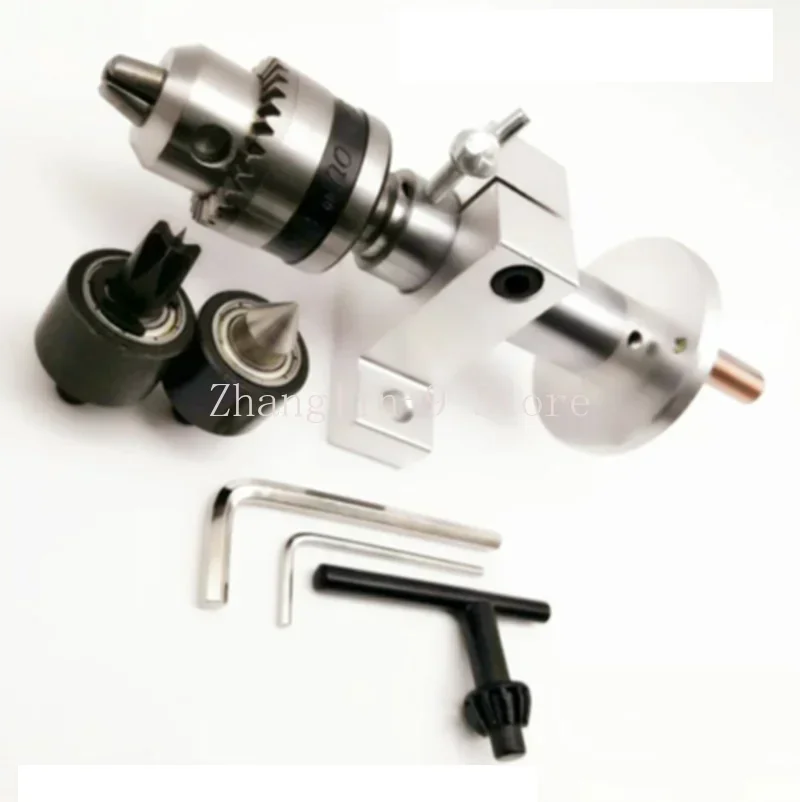 1-Set-Multifunction-Drilling-Tailstock-Live-Center-Silver-Metal-With ...