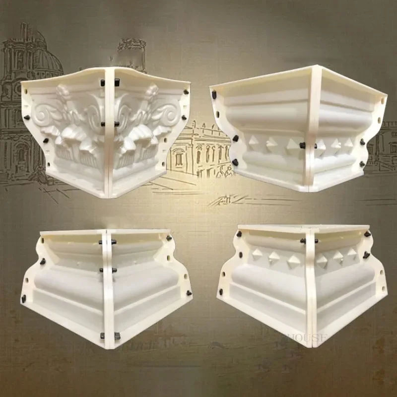 Roman-Cement-Plastic-DIY-Column-Mold-Household-Garden-Head-and-Foot ...