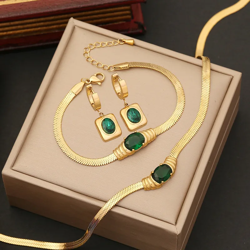 Cadena-de-hueso-de-serpiente-de-Metal-de-estilo-Retro-de-acero ...