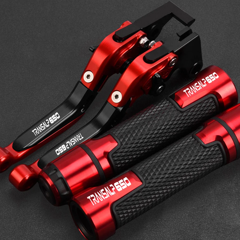 Motorcycle Brake Clutch Levers Handlebar grips For honda TRANSALP650 ...