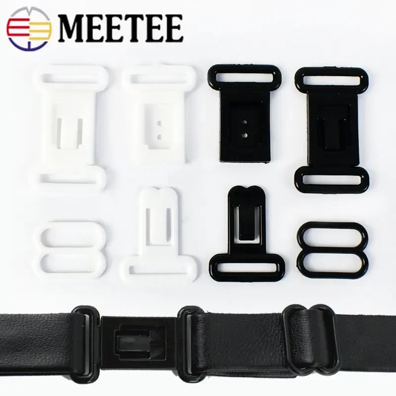 50-100Sets-12-5mm-Plastic-Buckles-For-Sewing-Bra-Strap-Adjuster-Decor ...