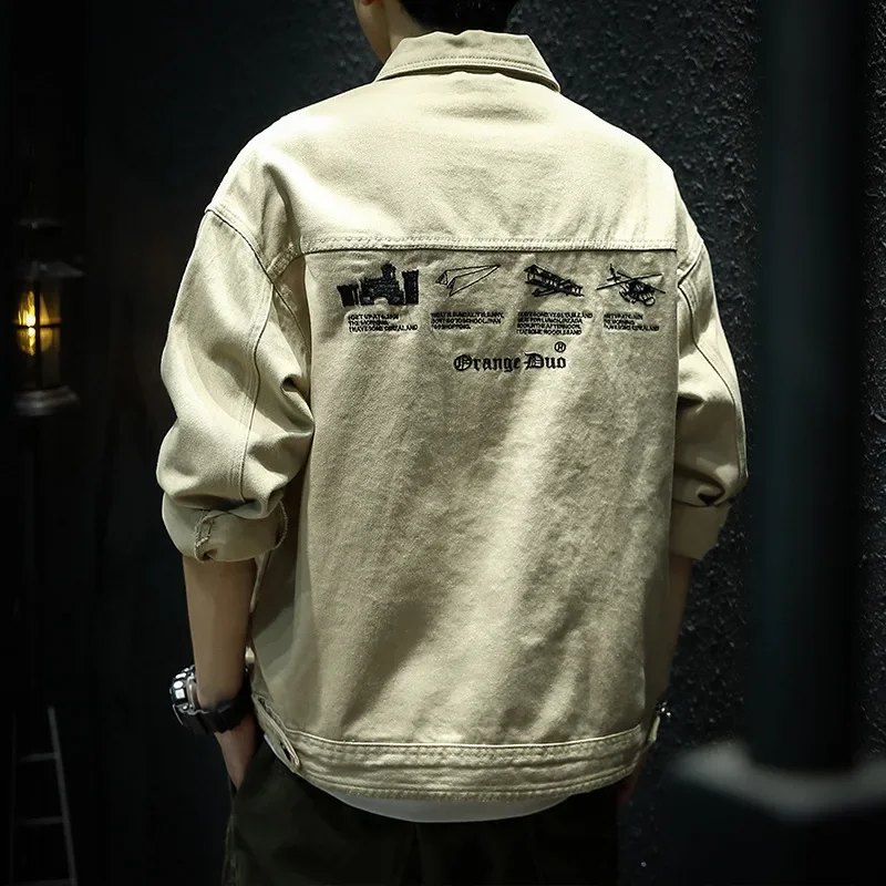 Hot-New-Fashion-Pilot-Jacket-Sensibility-Spring-Autumn-Thin-Loose-Denim ...