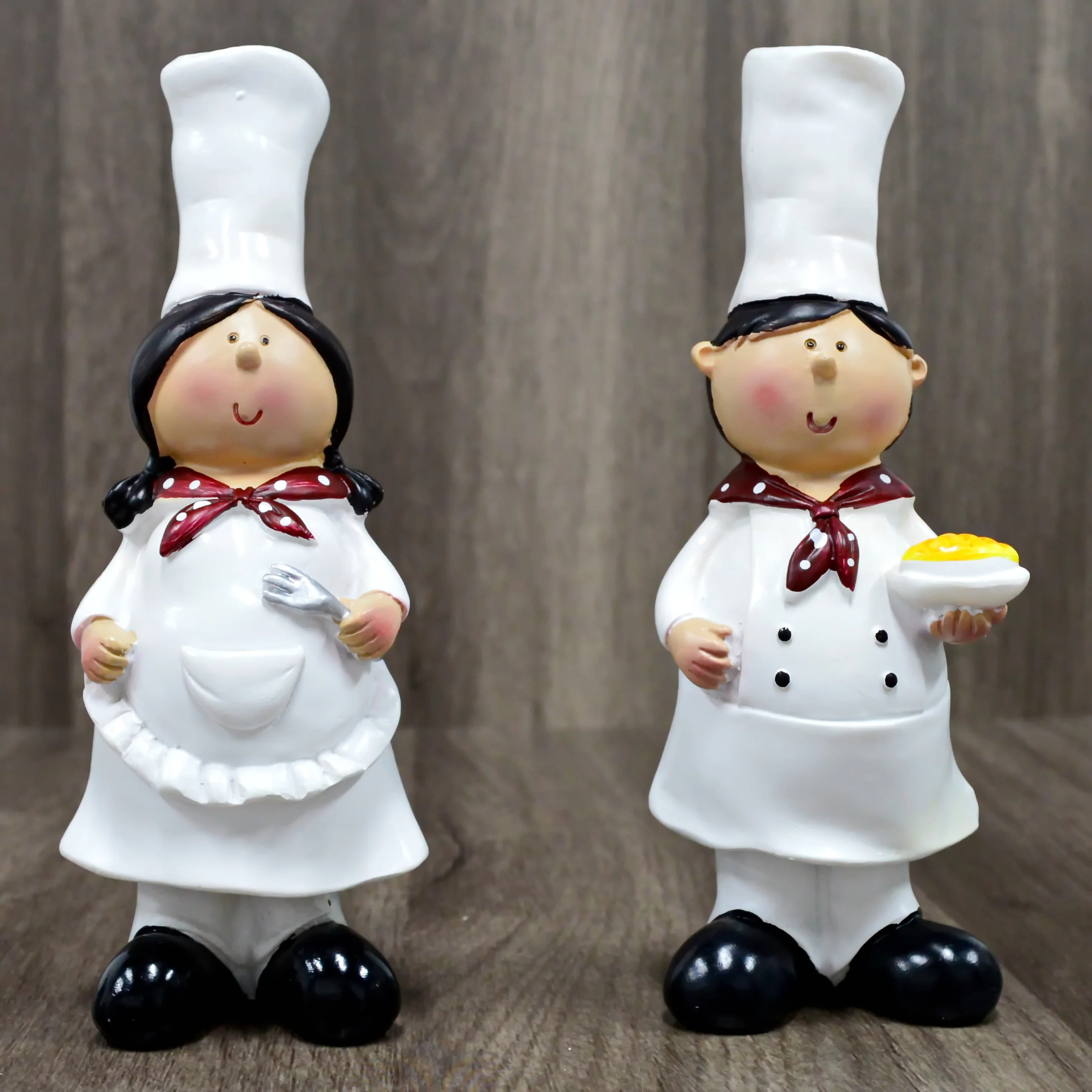 Girl Chef Figurine for Kitchen Figures Statue Sculpture Kawaii Room ...