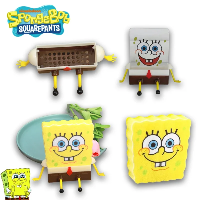 Spongebob-Keuken-Opslag-Gootsteen-Afvoerrek-Mand-Sponshouder ...