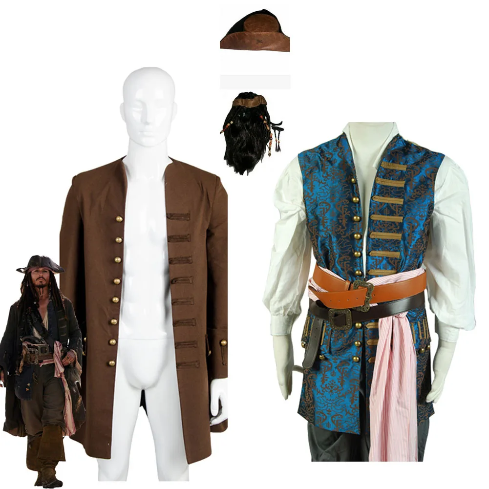 Pirata-jack-cosplay-sparrow-traje-cosplay-colete-casaco-capa-chap-u ...