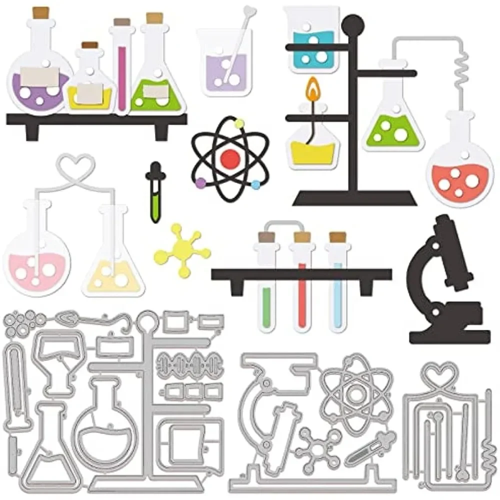 Laboratory-Theme-Cutting-Dies-Experimental-Instrument-Die-Cuts-for-DIY ...
