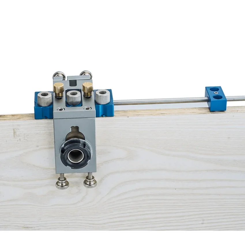 3 In One Dowel Jig 8mm 10mm 15mm Quick Replacement Extension Drill ...
