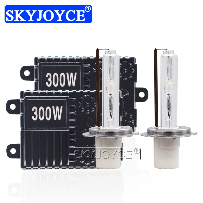 Skyjoyce 12v 300ワットバラストキットhidキセノン電球H1 H3 H7 H11 HB3 HB4 D2H 4300 18k 5000 18k 6000 18k 8000 18k ...