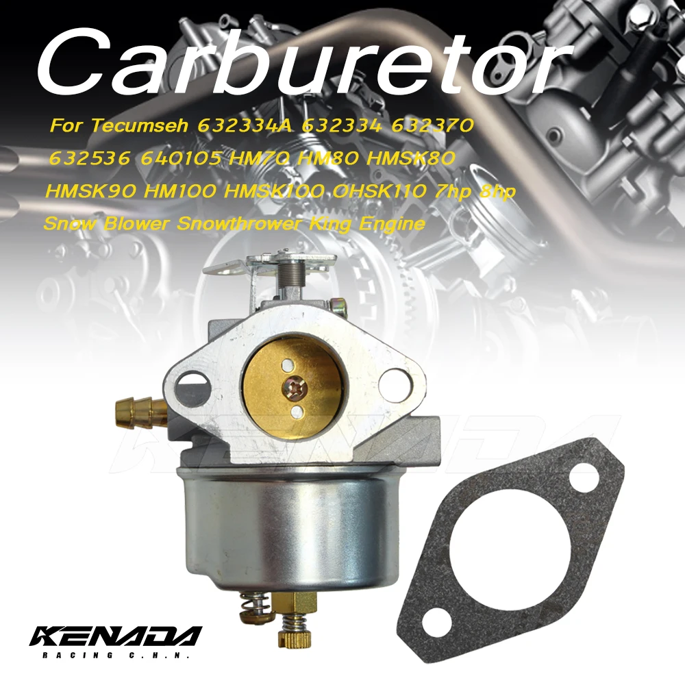 Carburetor-For-Tecumseh-632334A-632334-632370-632536-640105-HM70-HM80 ...