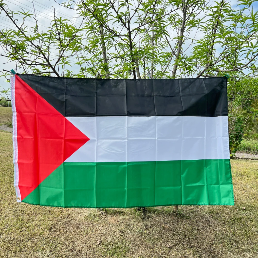 Palestine Flag 90x150cm hanging High Quality Polyester Gaza Palestinian ...